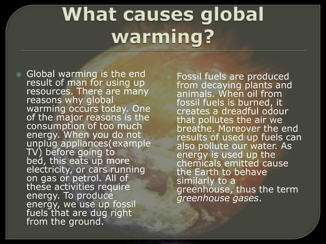 Global warming lesson | PPT