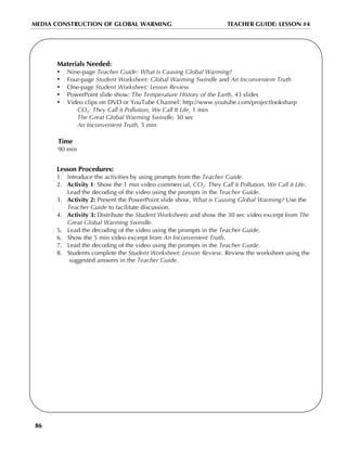 Global warming lesson plan | PDF