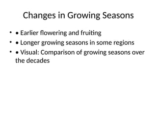 Global_Warming_on_Vegetation. ppt for engineering student | PPTX