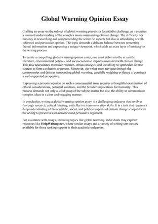 Global Warming Opinion Essay.pdf