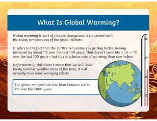 Global warming pp1 notes grade 4 questions and ans | PDF