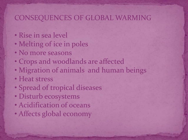 Global warming ppt | PPT