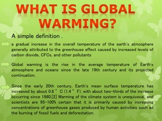 Global warming | PPT