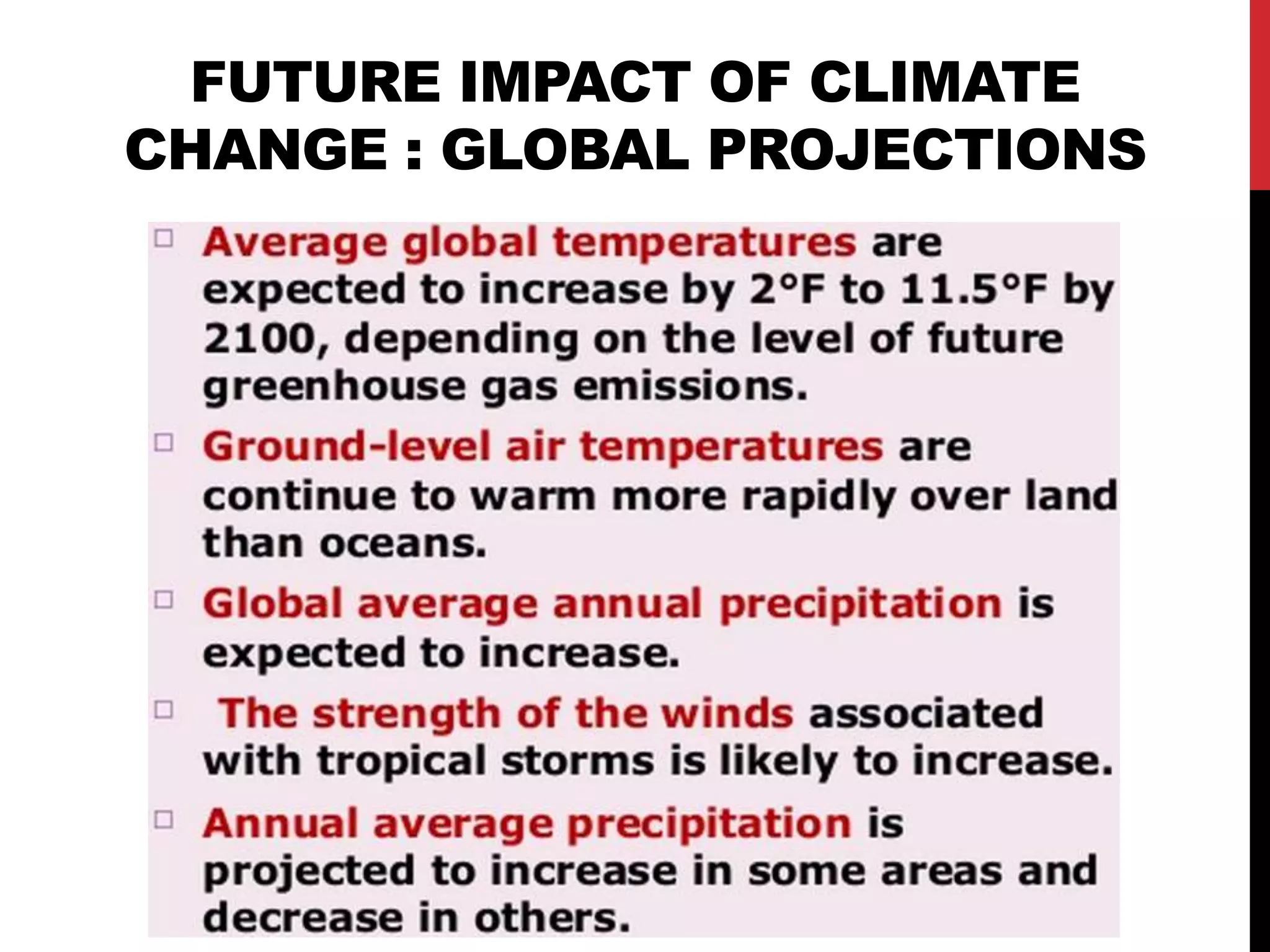Global warning and climate change | PPTX