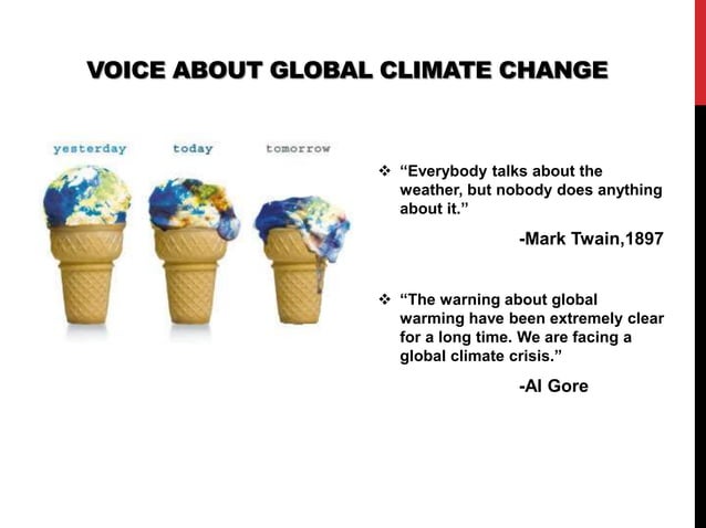 Global warning and climate change | PPTX