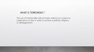Global war on terror | PPTX