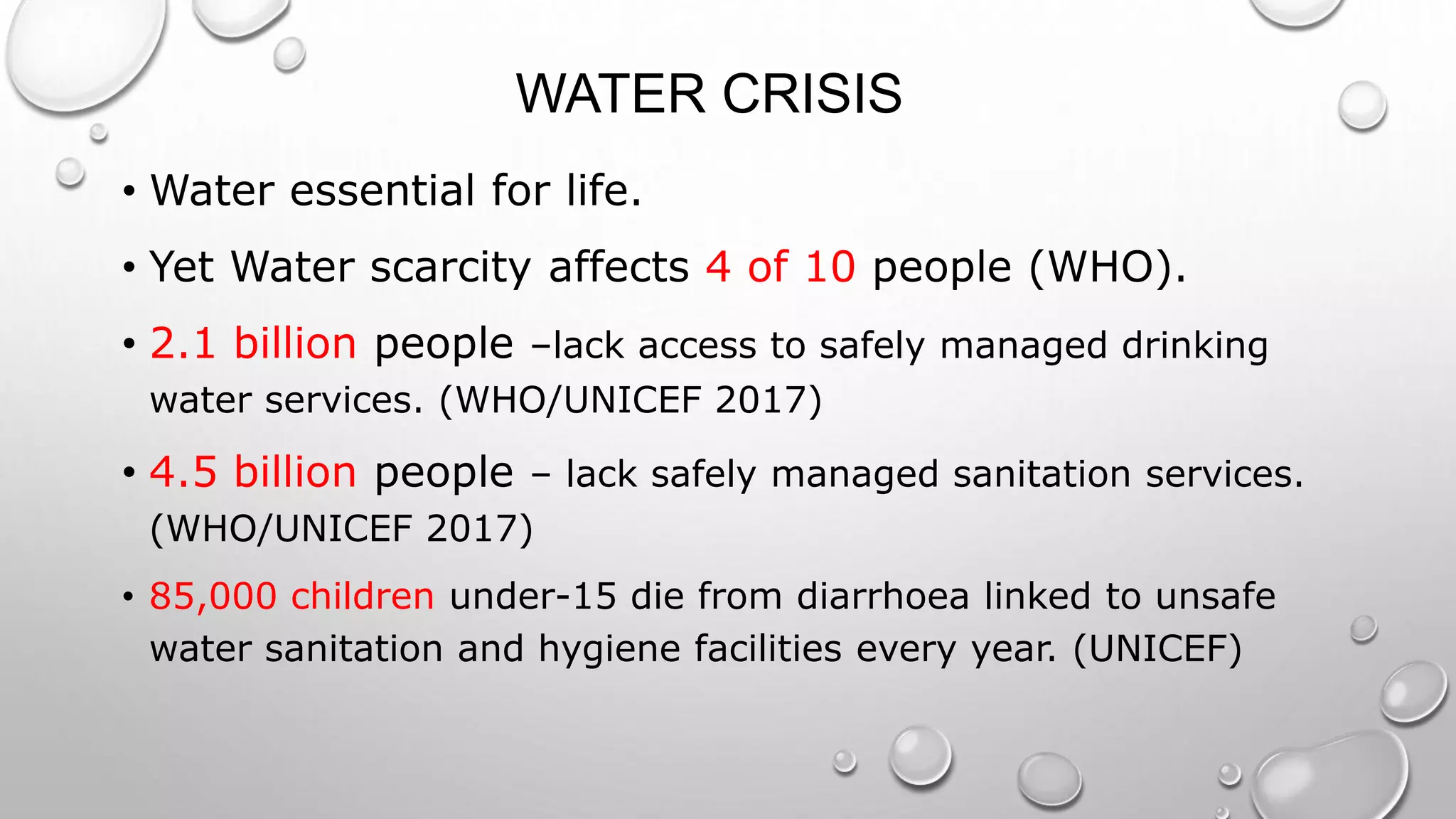 Global water crisis | PPTX