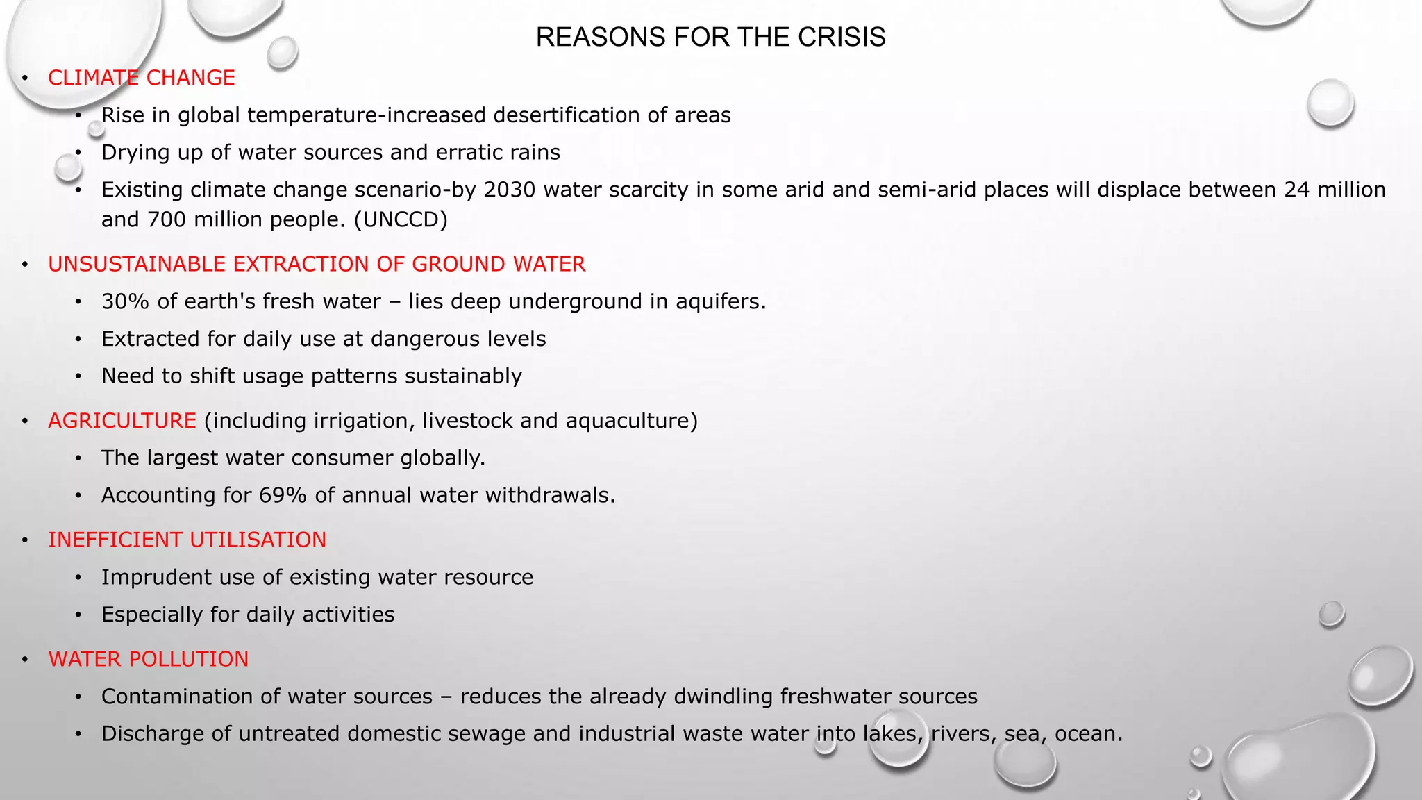 Global water crisis | PPTX
