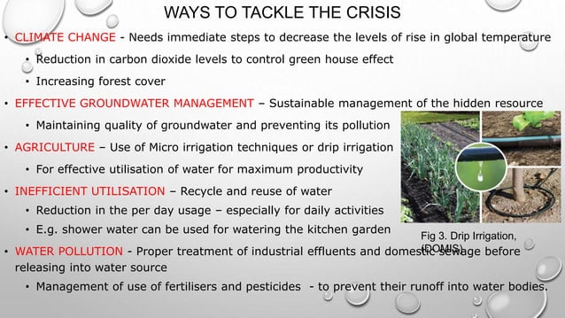 Global water crisis | PPTX