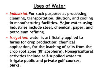 Global Water Distribution & Sources of Water.ppt