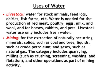 Global Water Distribution & Sources of Water.ppt