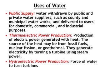 Global Water Distribution & Sources of Water.ppt