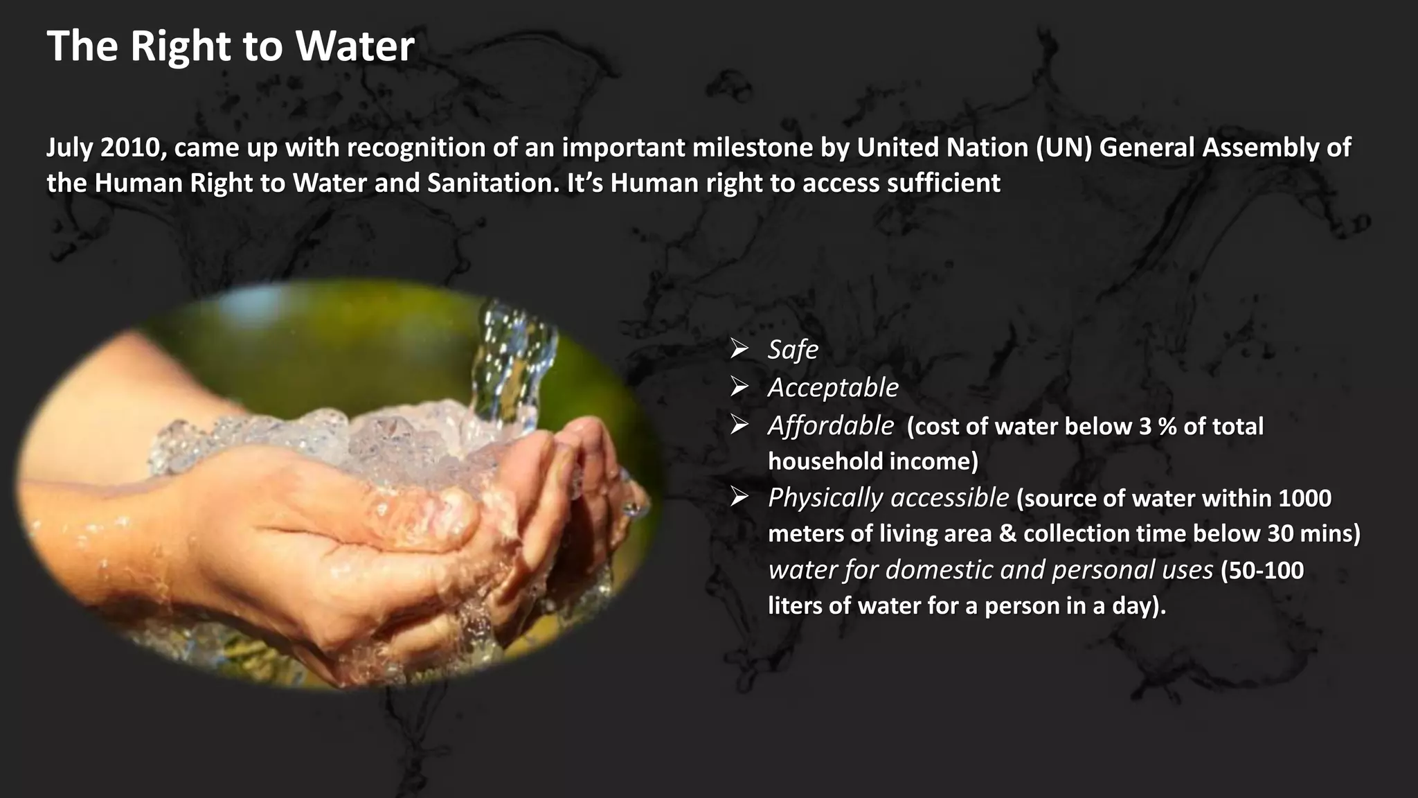 Global water quality challenges | PPTX