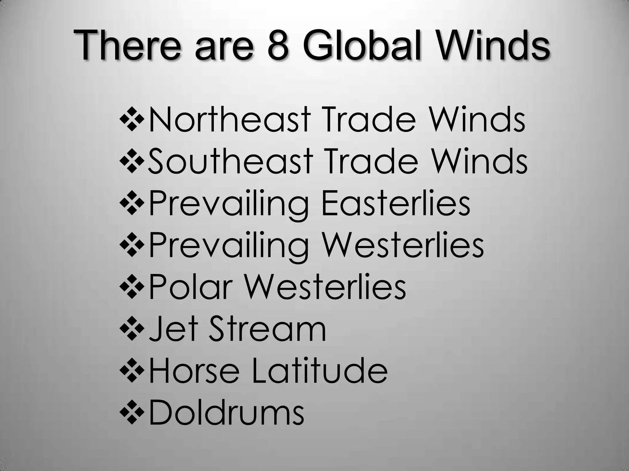 Global winds | PPTX