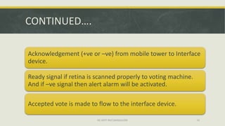 Global wireless e voting system | PPTX