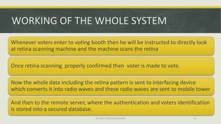 Global wireless e voting system | PPTX