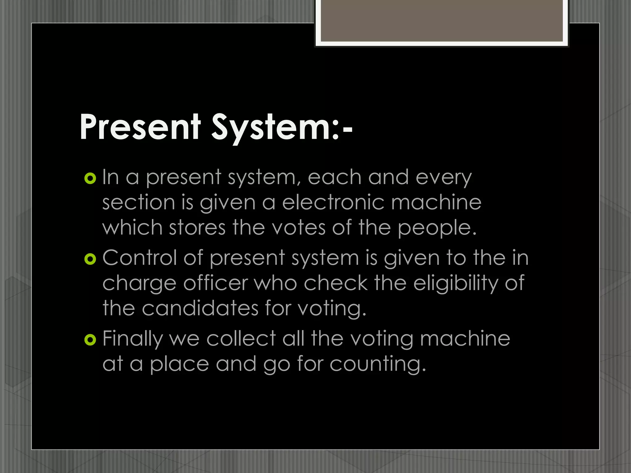 Global wireless e voting powerpoint presentation | PPTX