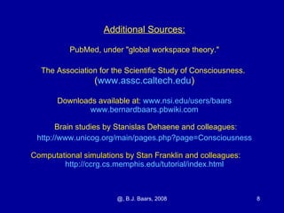 Global workspace theory tutorial | PPT