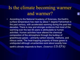 Issues of global worming and their effect.ppt