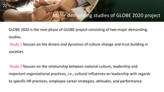 GLOBE CULTURAL PROJECT AND STUDY | PPTX