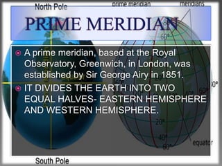 Globe latitudes and longitudes | PPTX