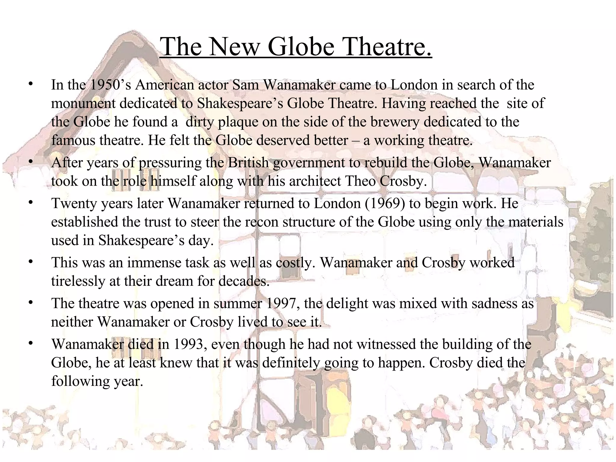 Globe Theatre | PPT