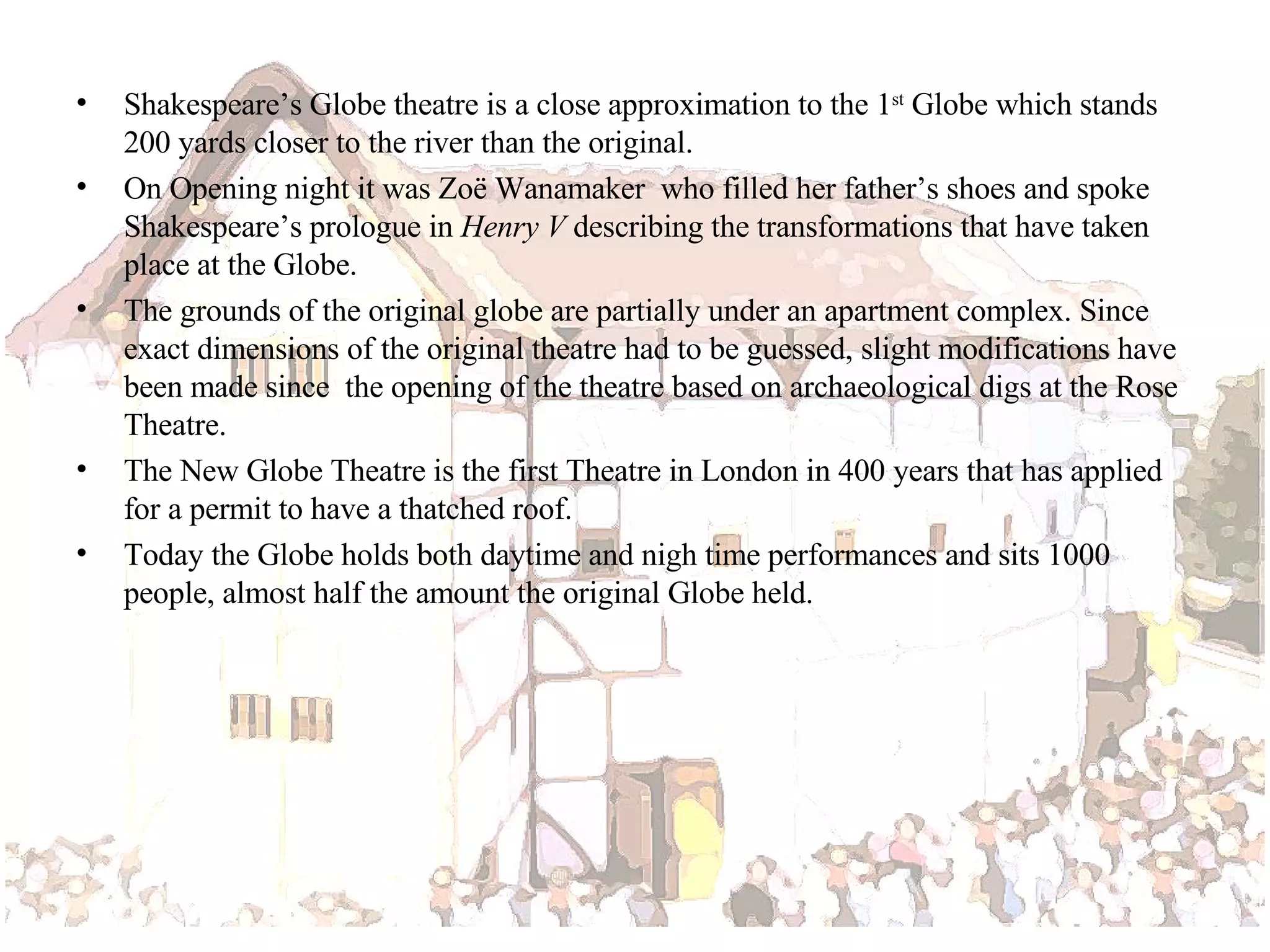 Globe Theatre | PPT