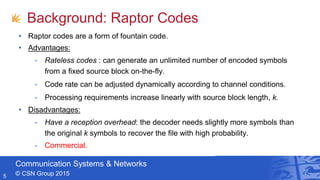 Globecom 2015: Adaptive Raptor Carousel for 802.11