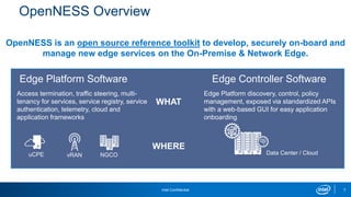 Open Network Edge Services Software for 5G and Edge | PPT