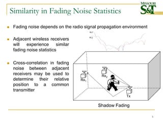 Localization of Objects Using Cross-Correlation of Shadow Fading Noise and Copulas | PPT