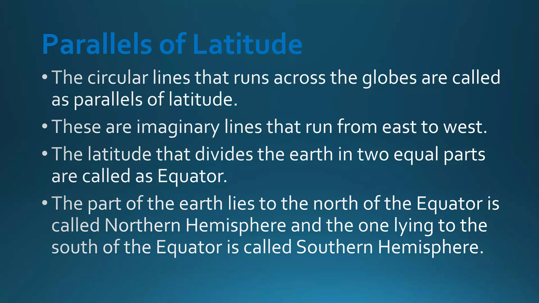 Globe latitude and longitude Class VI .pptx