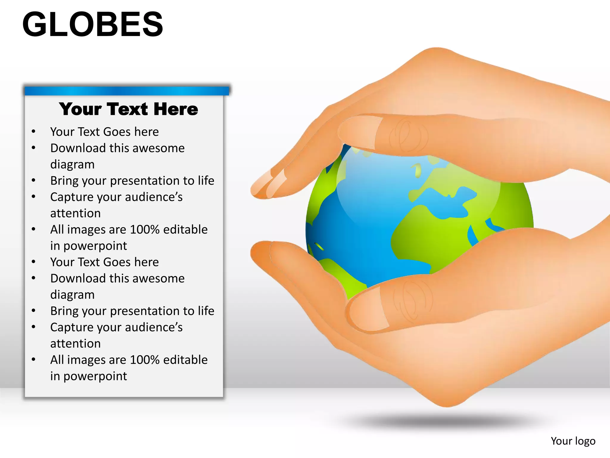 Globes earth continents powerpoint presentation templates | PPT