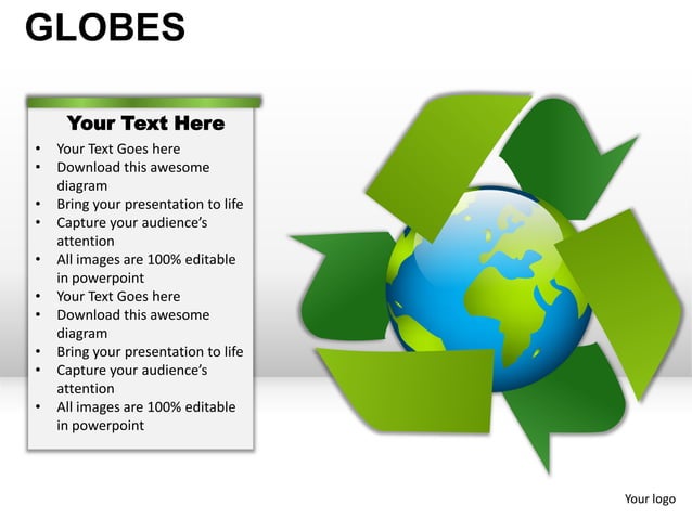 Globes earth continents powerpoint presentation templates | PPT
