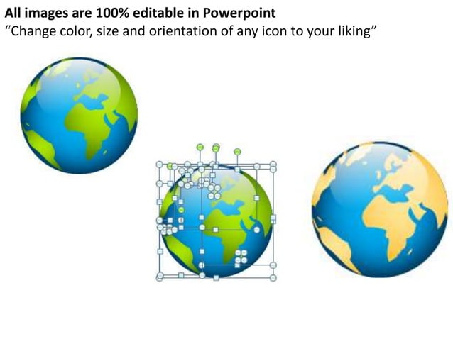 Globes earth continents powerpoint presentation templates | PPT