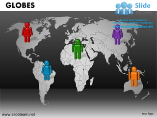 Globes powerpoint presentation templates. | PPT