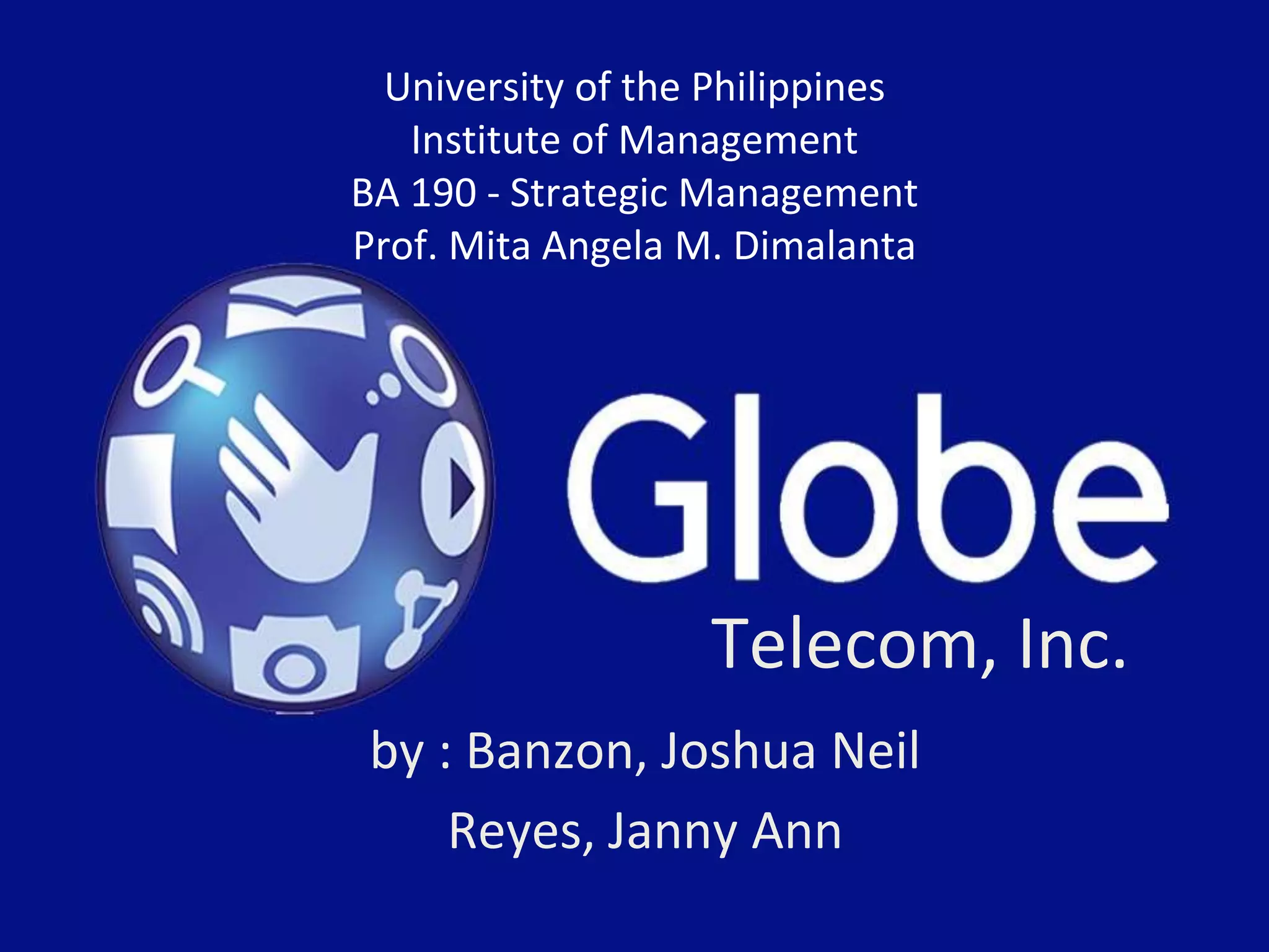 Globe Telecom, Inc Strategies | PPTX
