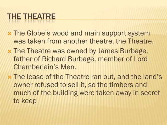 Globe theater ppt | PPT