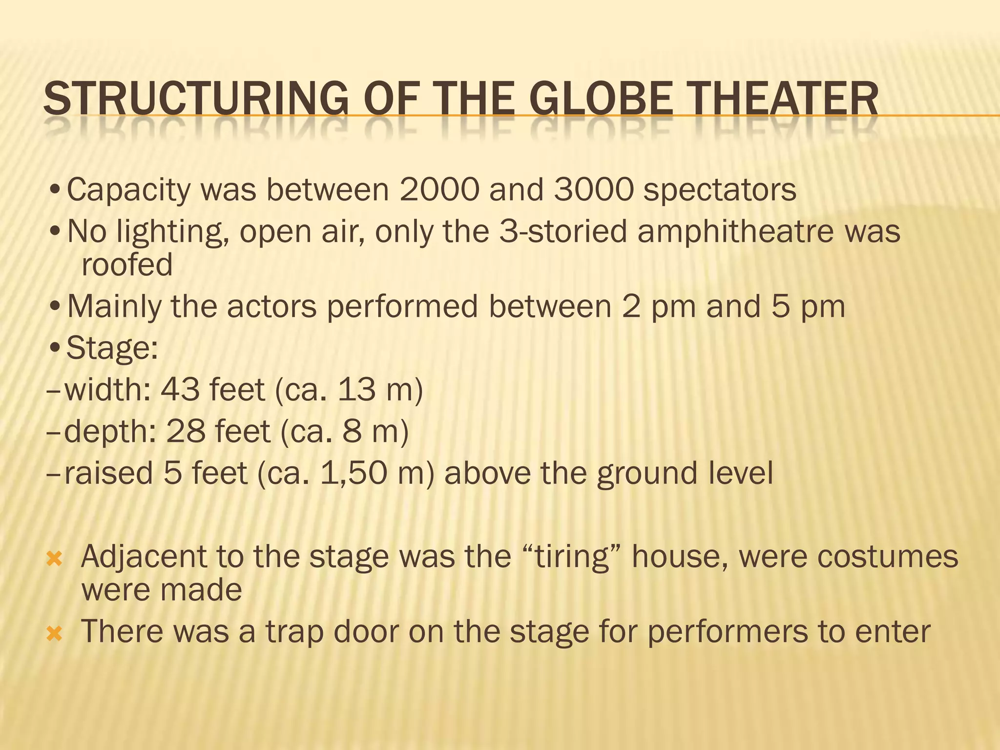 Globe theater ppt | PPTX