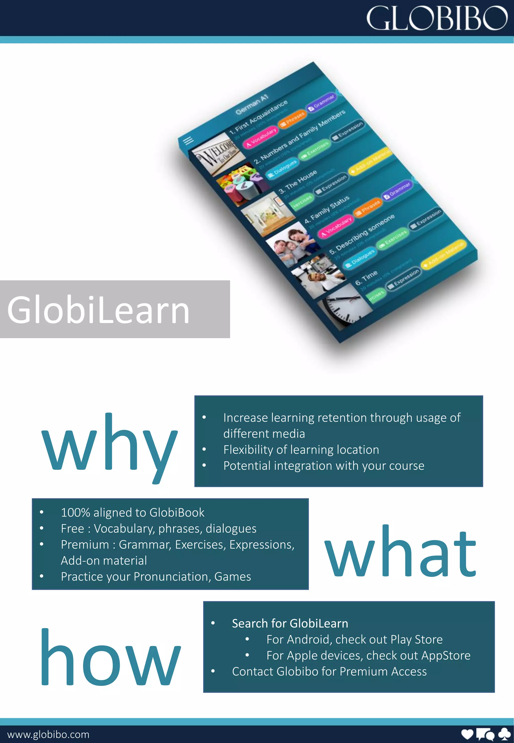 GlobiLearn - Integrated Language Learning | PDF