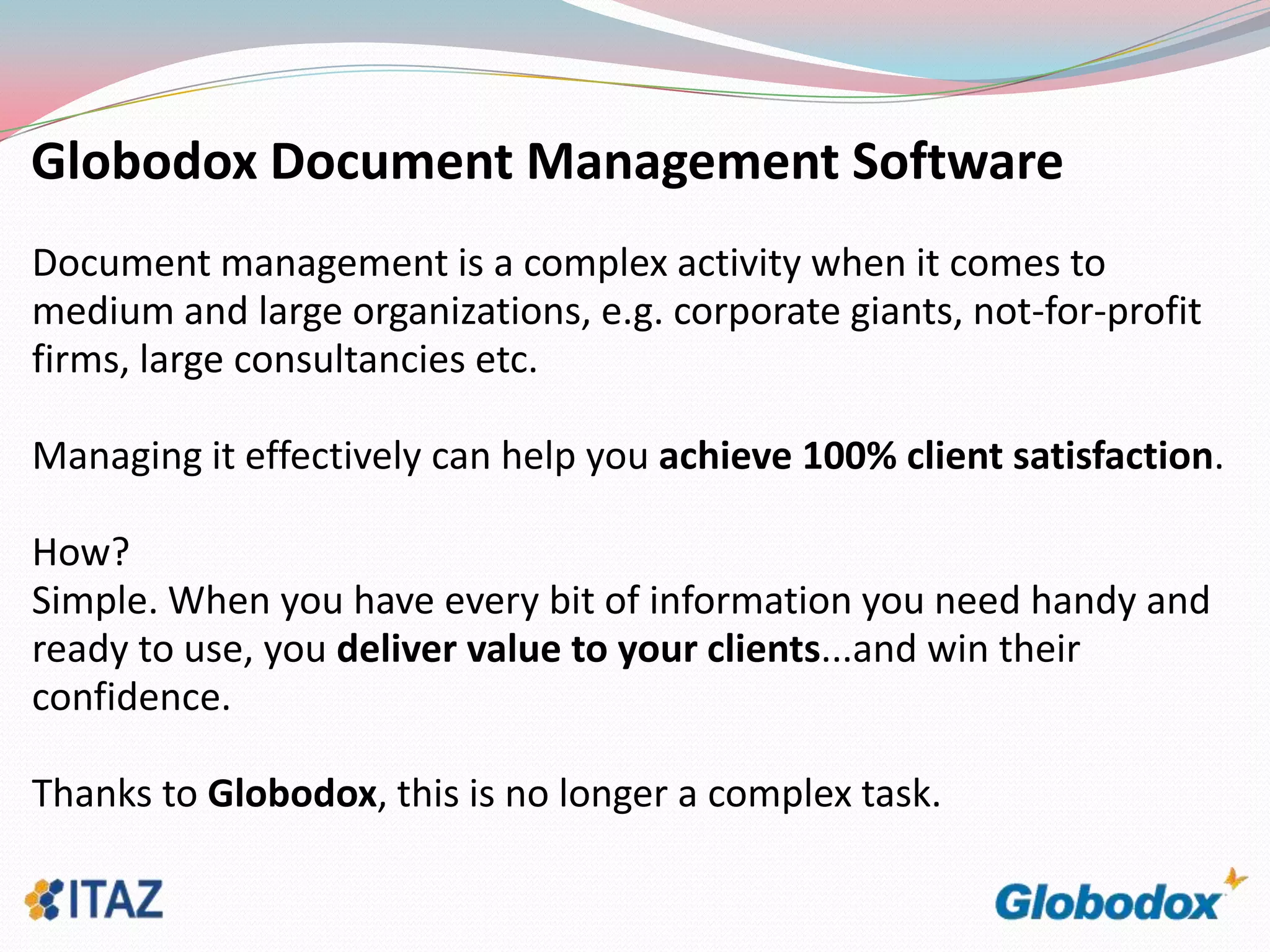 Globodox Document Management Software | PPT