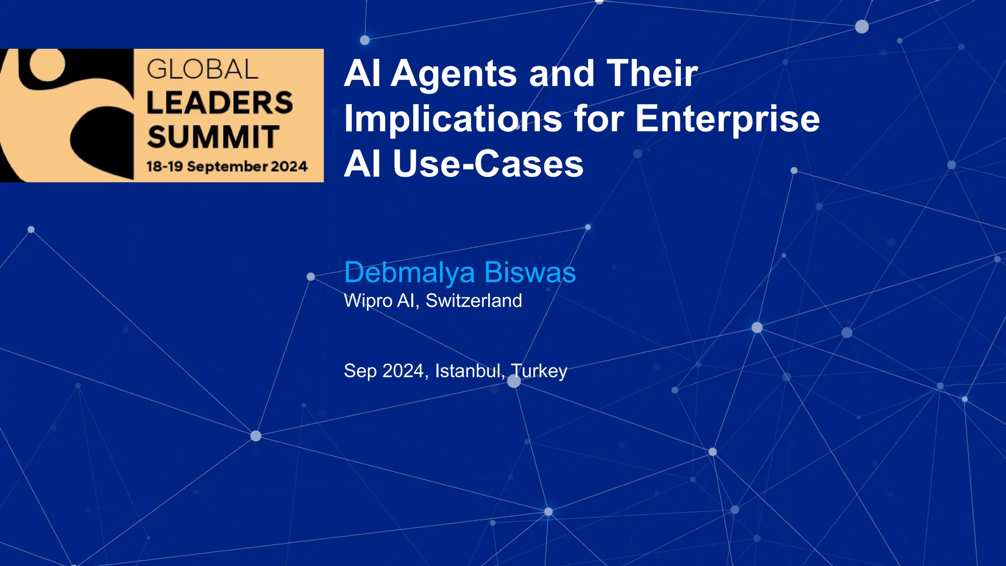 AI Agents and their implications for Enterprise AI Use-cases | PPTX