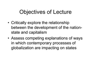 globalization ,state,nation ..PowerPoint | PPT