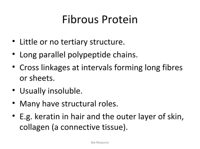 Globular and fibrous proteins | PPTX | Chemistry | Science