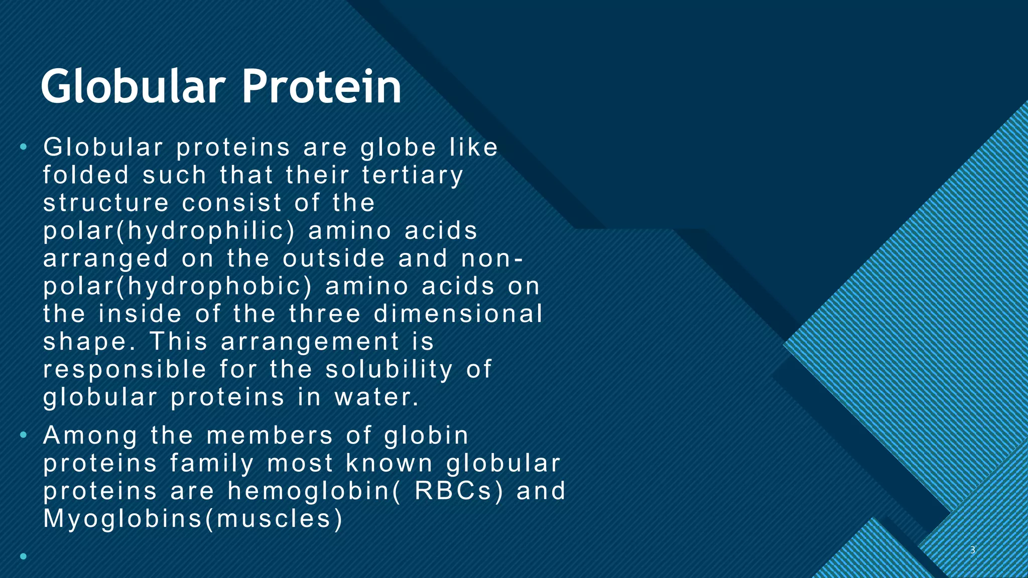 Globular proteins | PPTX