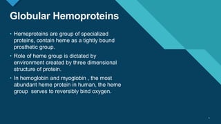 Globular proteins | PPTX