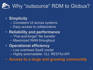 Globus: Research Data Management as Service and Platform - pearc17 | PPT