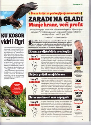 Članak u Globusu o planovima uništenja naših rijeka | PDF