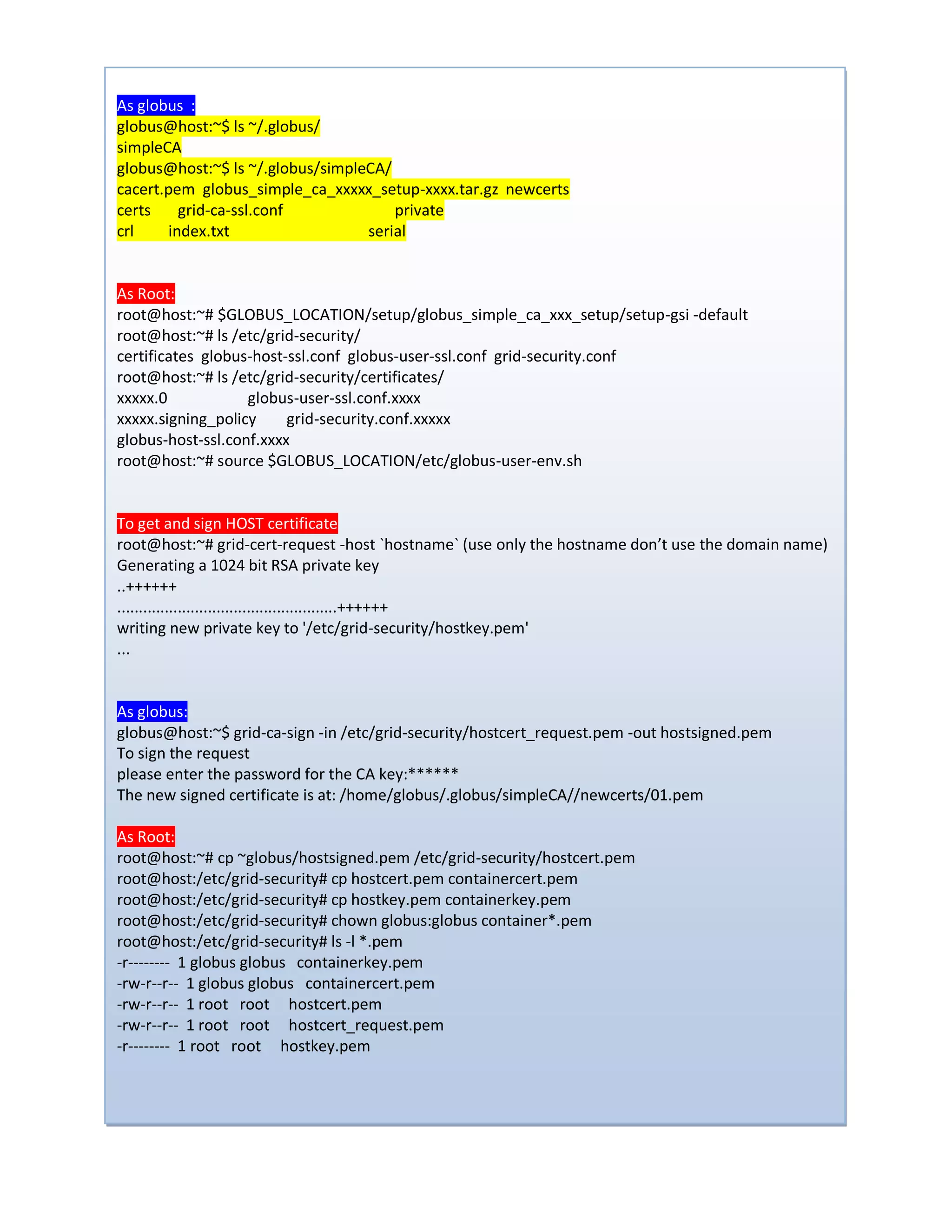 Globus toolkit4installationguide | PDF