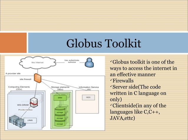 Globus Toolkit In Grid Ppt 