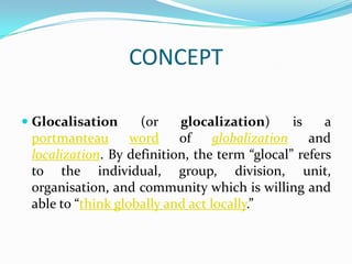Glocalisation | PPT